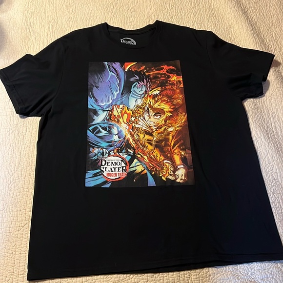 Hot Topic | Shirts | Hot Topic Demon Slayer 2xl Black Shirt 0 Cotton ...